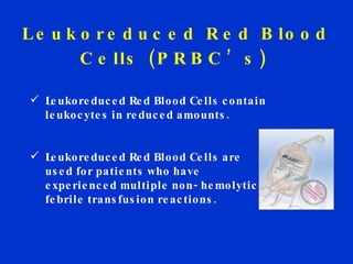 Blood Products | PPT