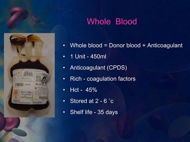 Blood products | PPTX