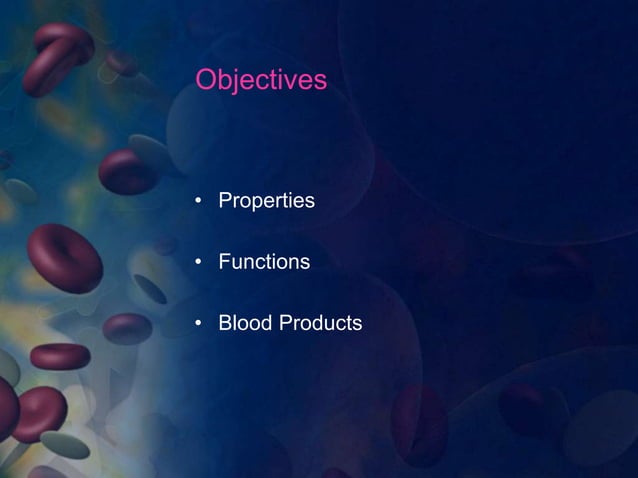 Blood products | PPTX