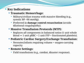 BLOOD PRODUCTS AND TRANSFUSION.,lectures on blood transfusions | PPTX