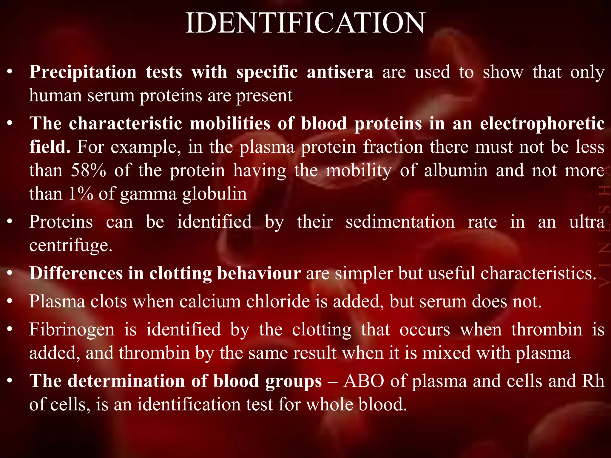 BLOOD PRODUCTS & PLASMA SUBSTITUTES | PPTX