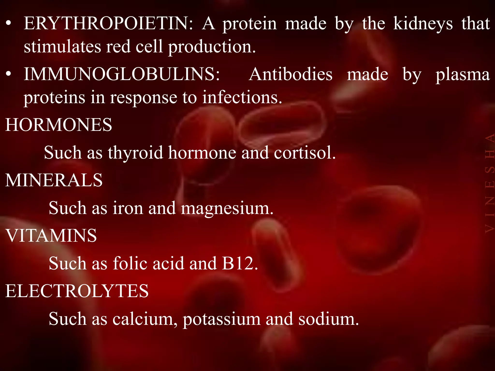 BLOOD PRODUCTS & PLASMA SUBSTITUTES | PPTX