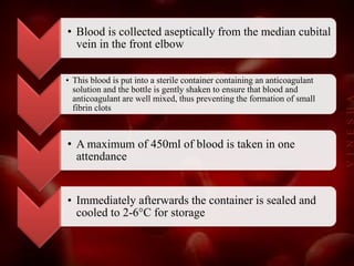 BLOOD PRODUCTS & PLASMA SUBSTITUTES | PPTX