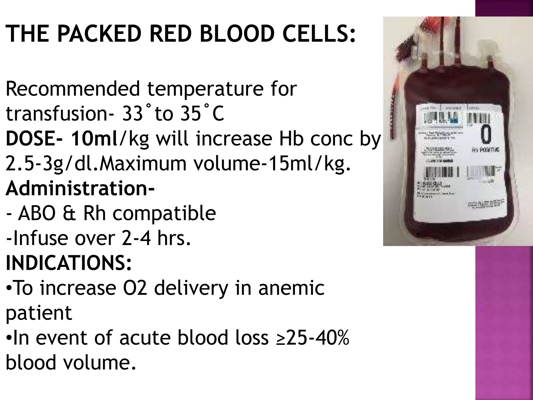 Principles of Blood products tranfusion | PPTX