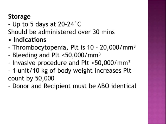 Principles of Blood products tranfusion | PPTX