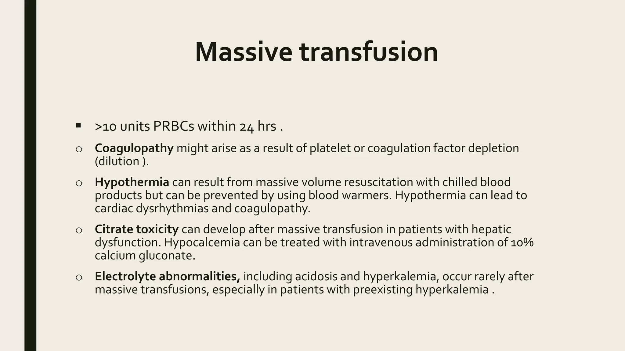 Blood products , transfusion complications | PPTX