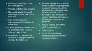 Blood pump perfusion | PPTX
