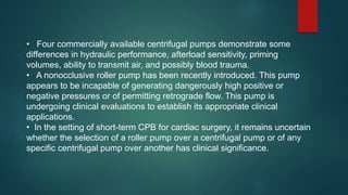 Blood pump perfusion | PPTX