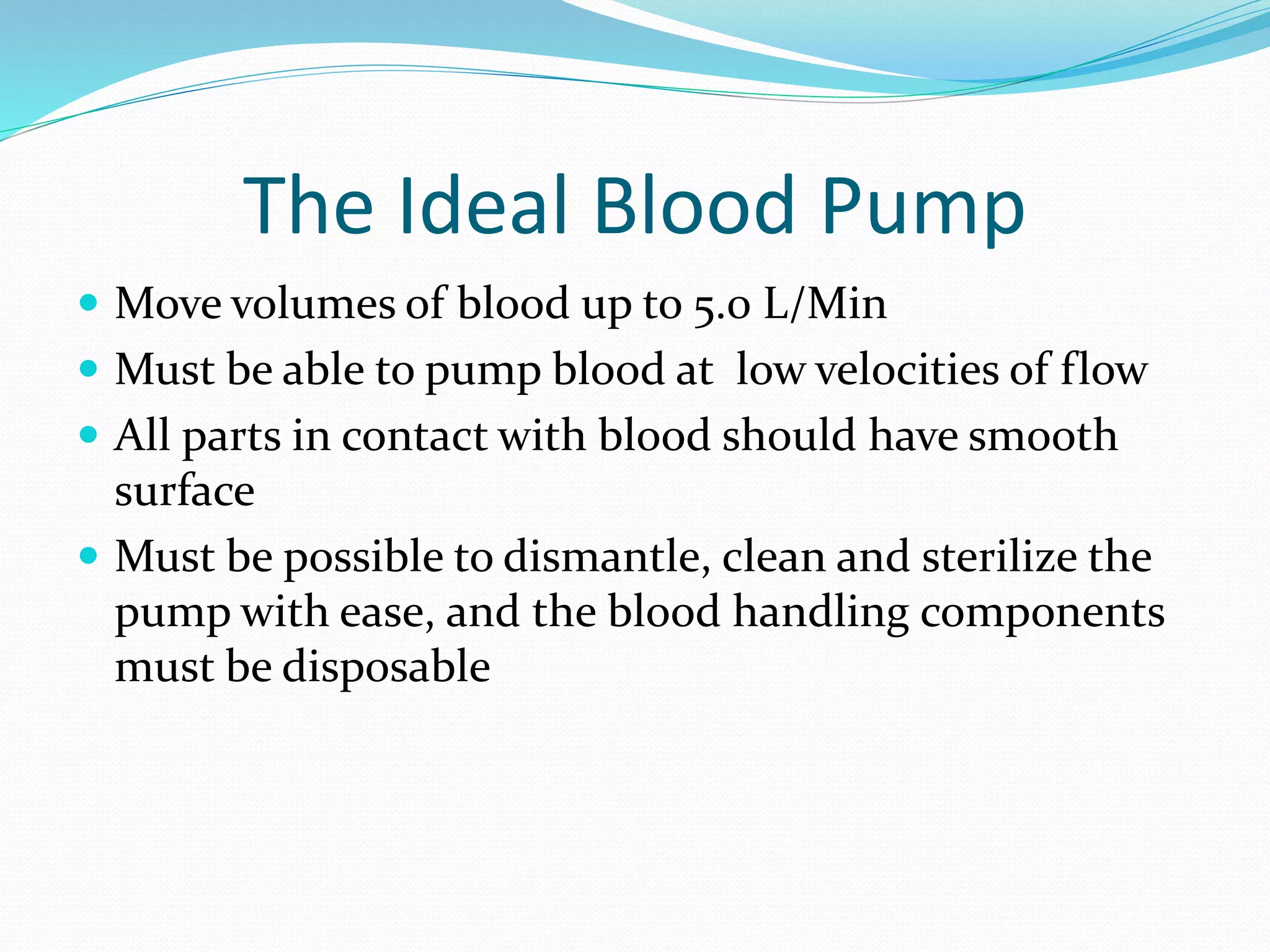 Blood pumps | PPTX