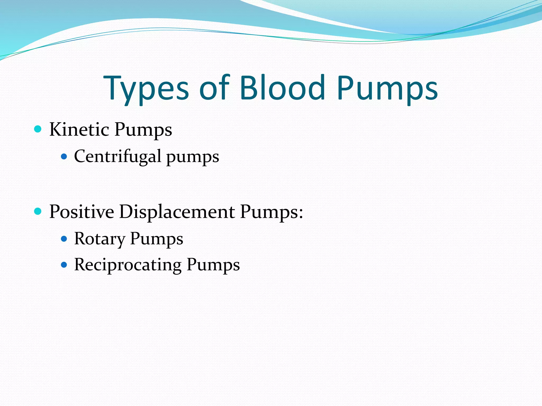 Blood pumps | PPTX