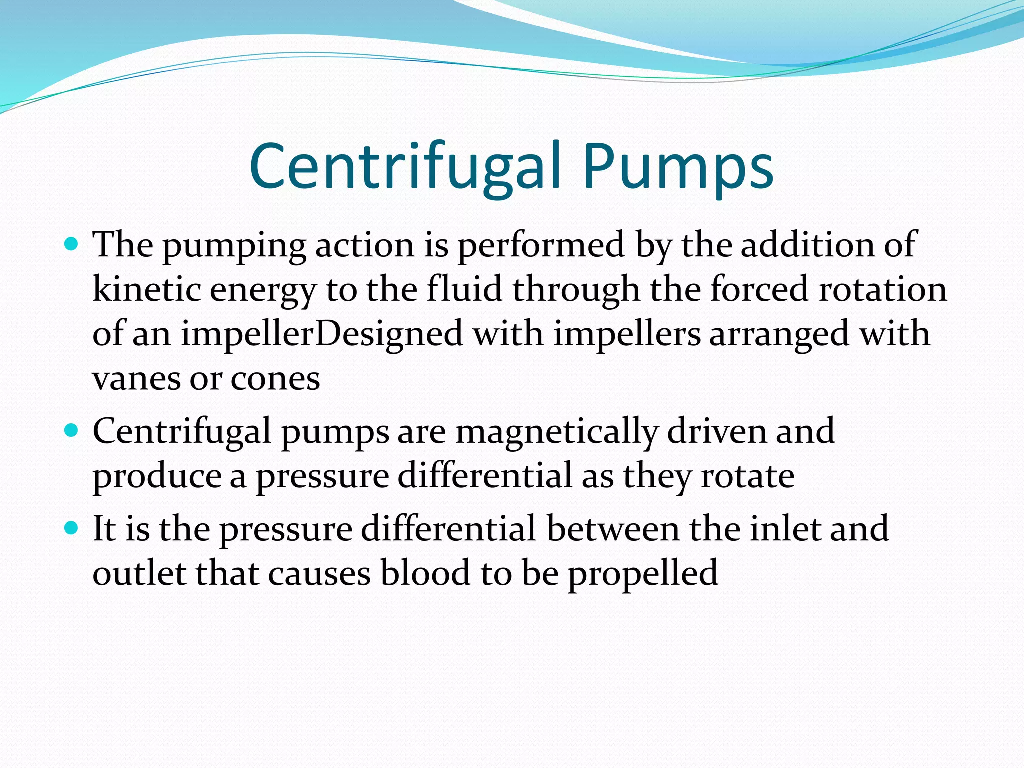 Blood pumps | PPTX