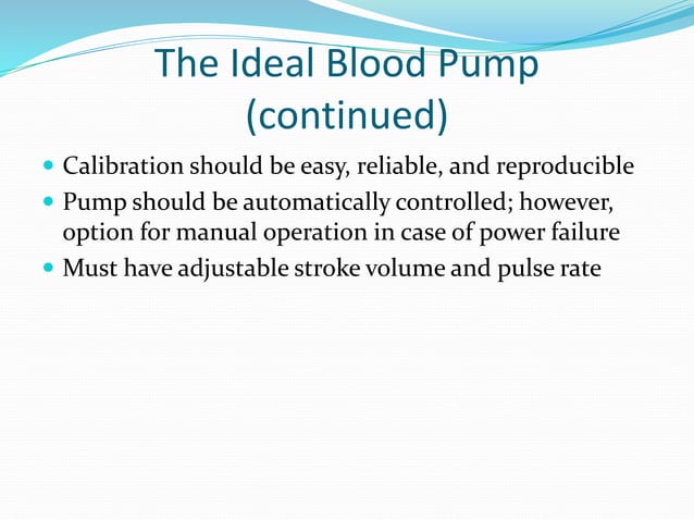 Blood pumps | PPTX