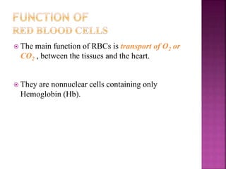 Blood (RBCs) | PPT