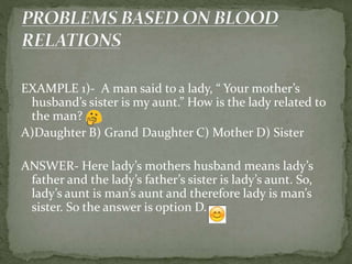 Blood relations | PPTX