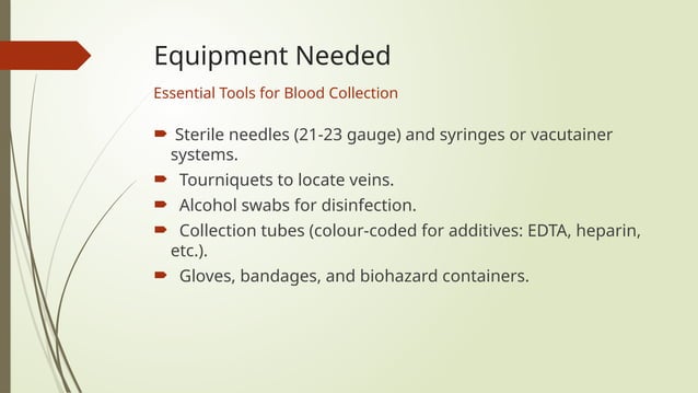BLOOD SAMPLE COLLECTION, PROCEDURE and PROCESSING.pptx