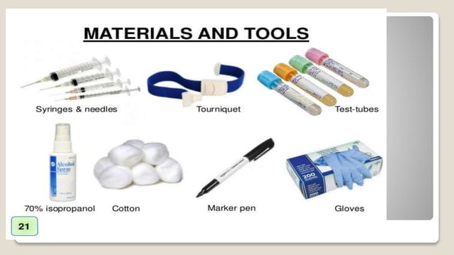 Blood sample collection procedure ppt | PPTX | First Aid | Injuries