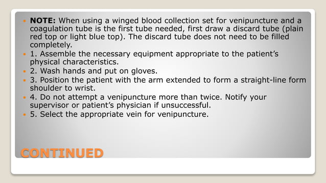 Blood sample collection procedure ppt | PPTX | First Aid | Injuries