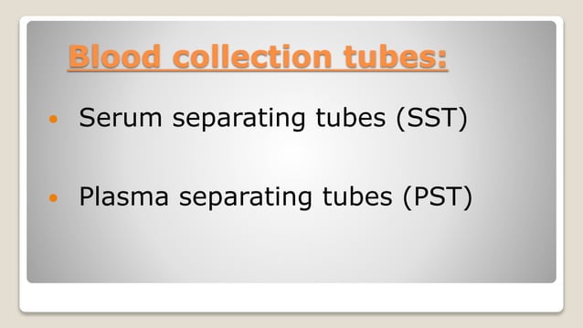 Blood sample collection procedure ppt | PPT