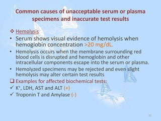 Blood samples | PPTX