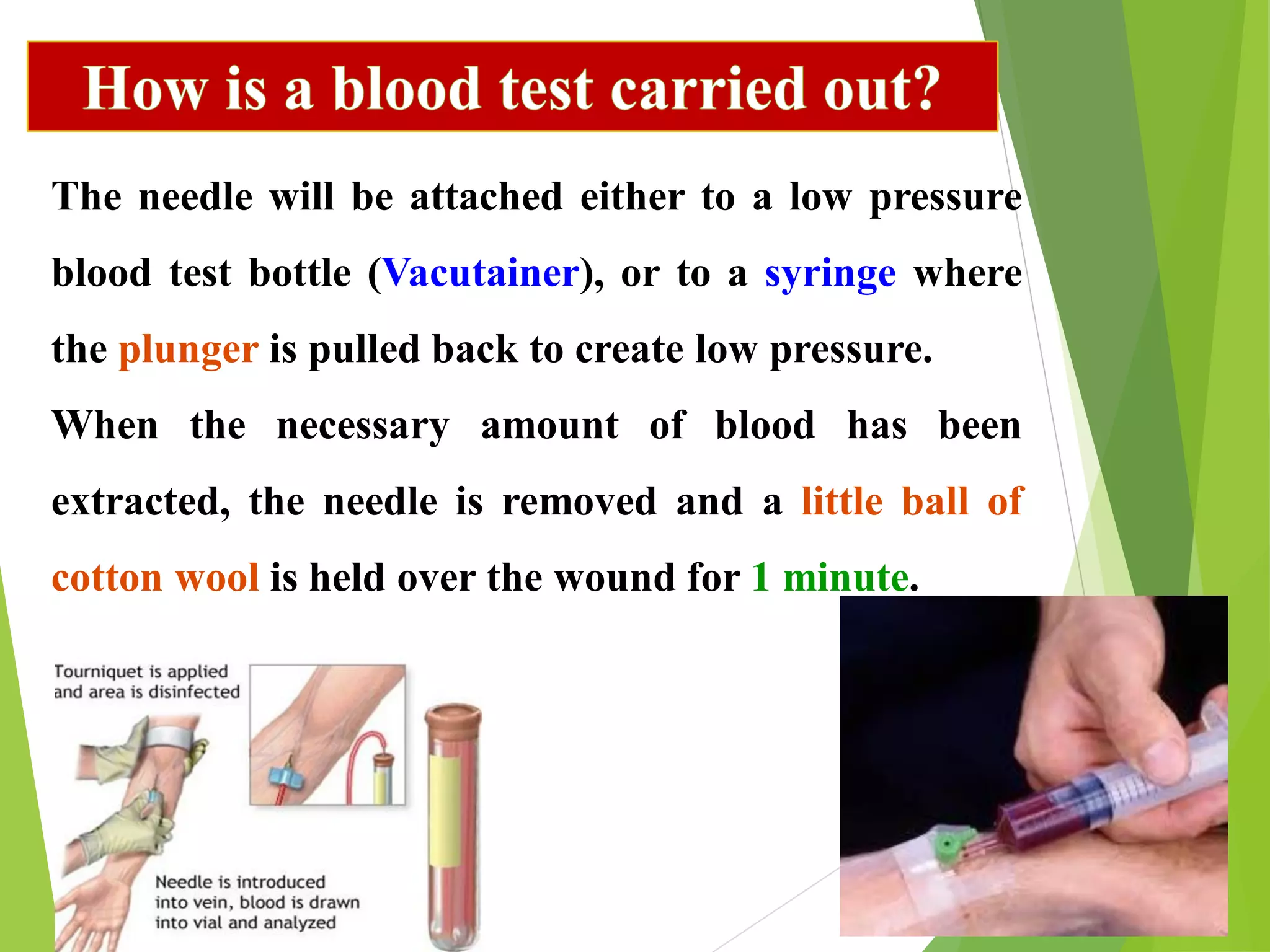 Blood Samples - equipment of blood sample | PPT