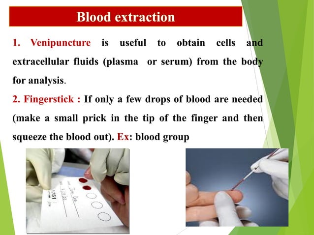 Blood Samples - equipment of blood sample | PPT