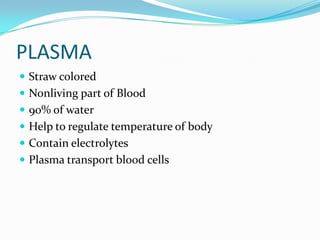 composition of blood | PPTX