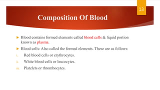 Blood and Blood related disorders | PPTX