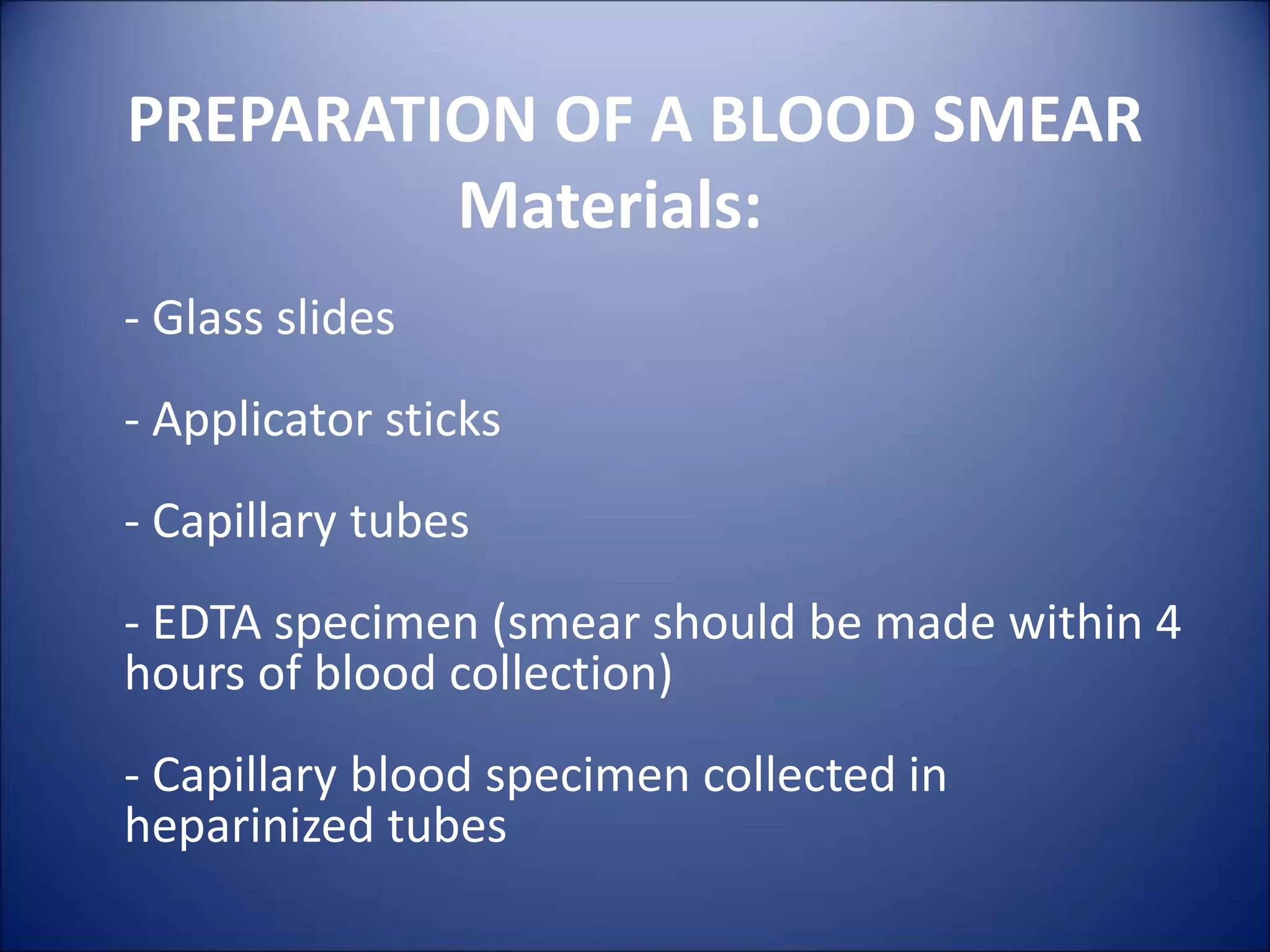 Blood smear | PPT