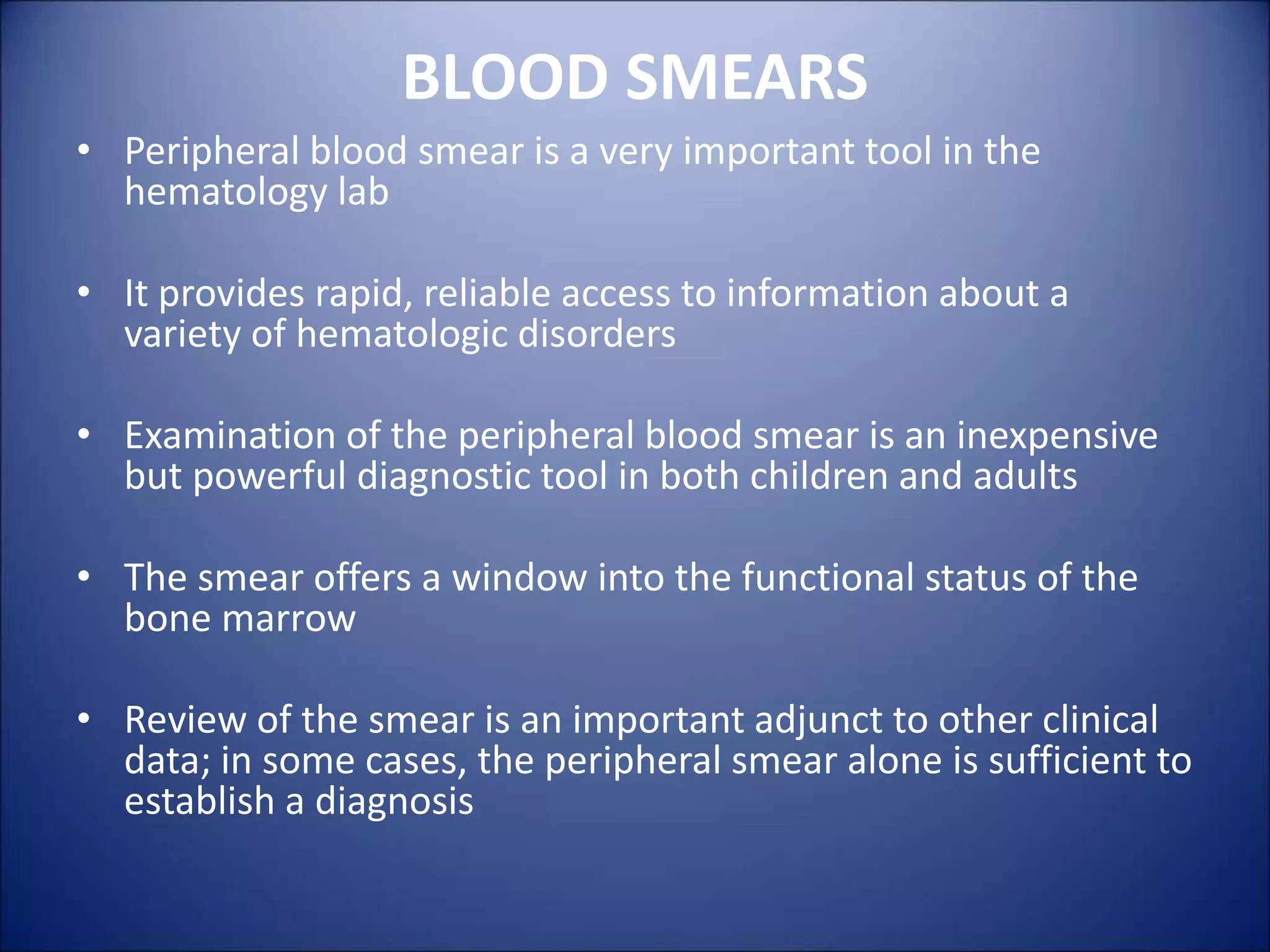Blood smear | PPT