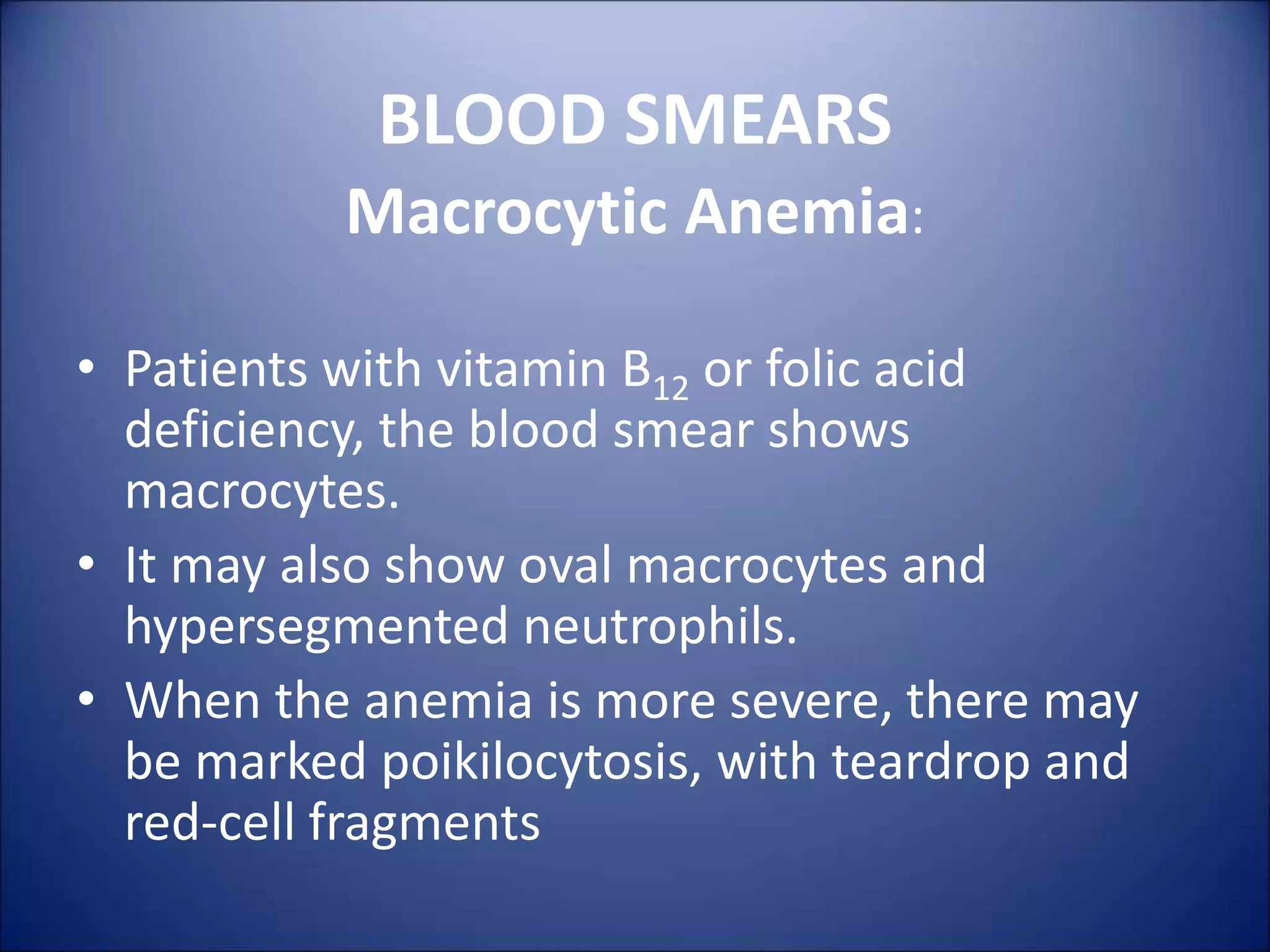 Blood smear | PPT