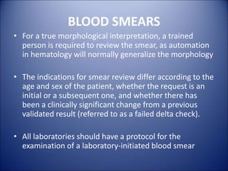 Blood smear | PPT
