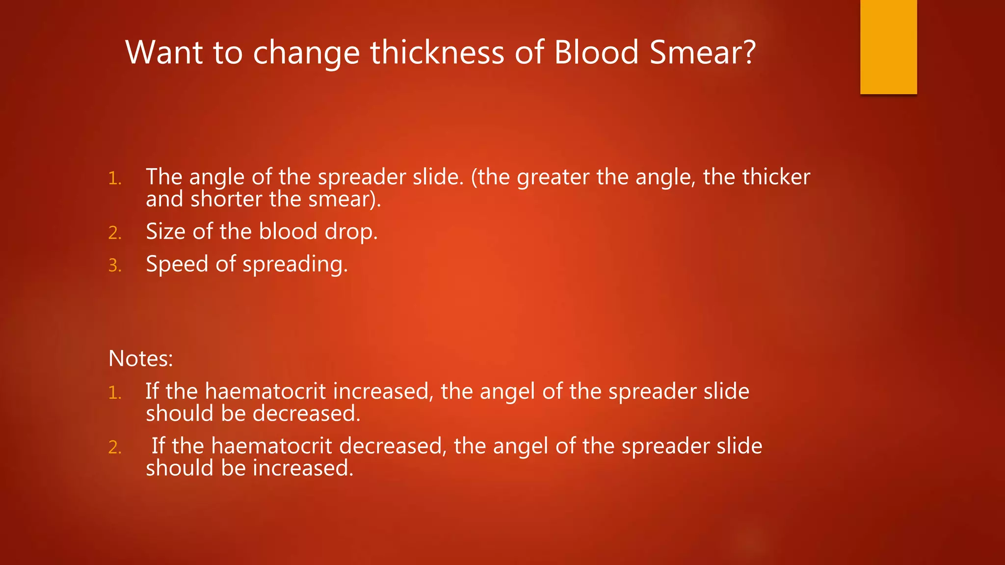 Blood smear preparation, fixation, staining. Veterinary Clinical ...