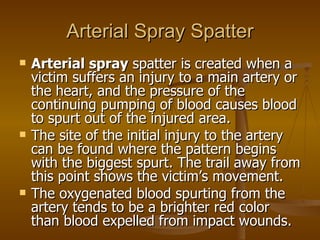 Arterial Spray