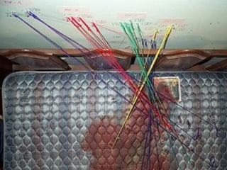 Blood Spatter Analysis Stringing