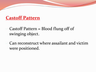 Blood spatter | PPTX