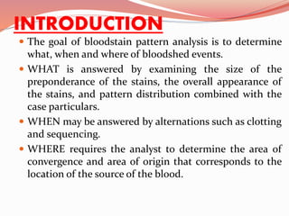 Blood spatter | PPTX