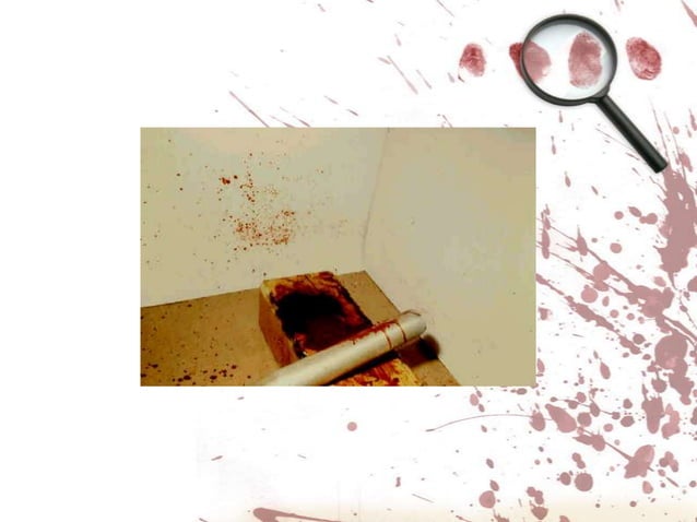 Blood spatter analysis | PPTX