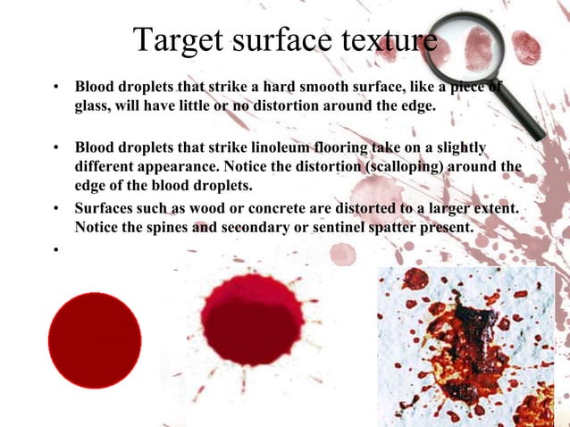 Blood spatter analysis | PPTX