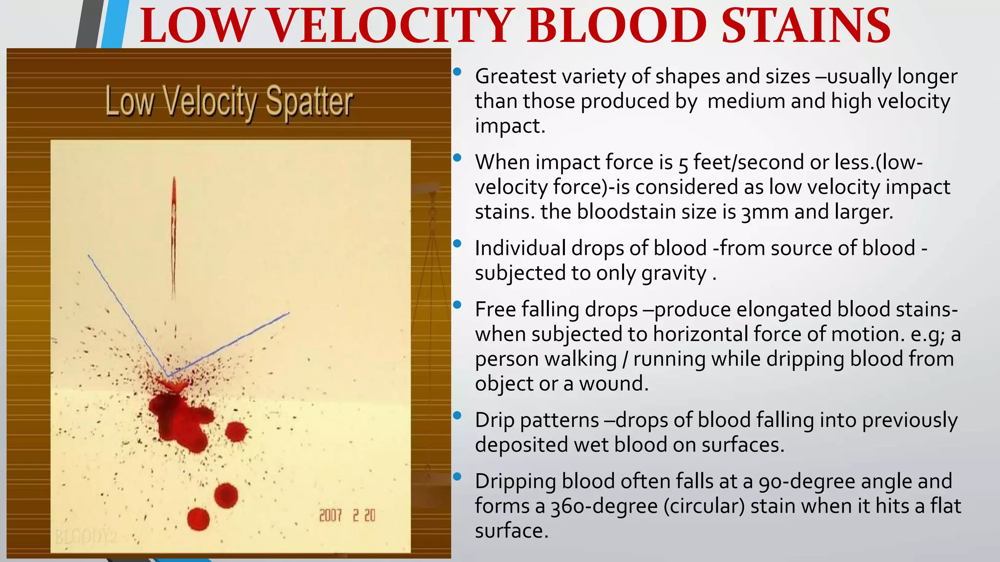 Blood spatter interpretation-FORENSIC SEROLOGY | PPTX