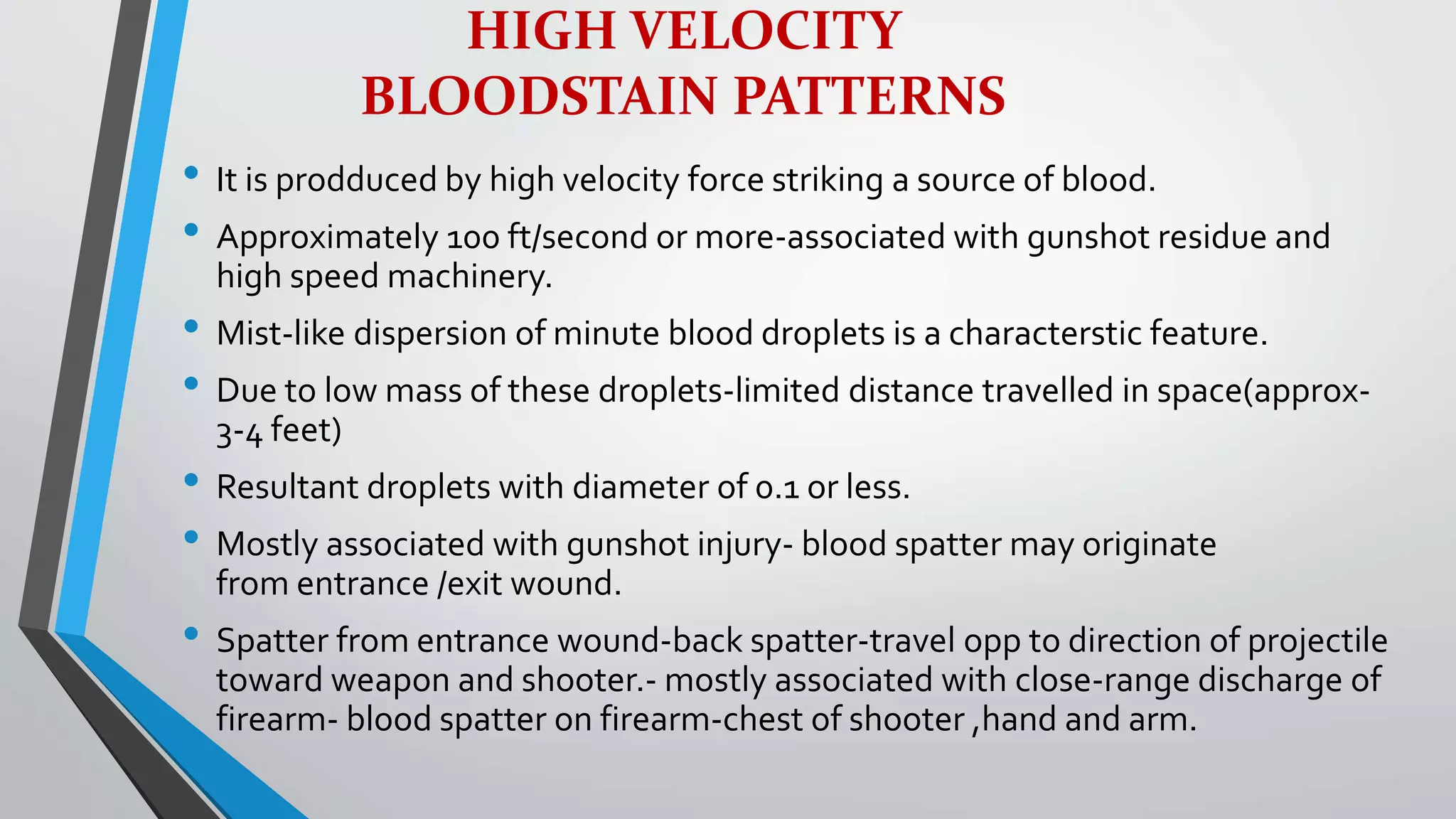 Blood spatter interpretation-FORENSIC SEROLOGY | PPTX