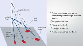 Blood spatter interpretation-FORENSIC SEROLOGY | PPTX
