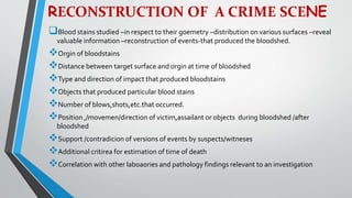 Blood spatter interpretation-FORENSIC SEROLOGY | PPTX