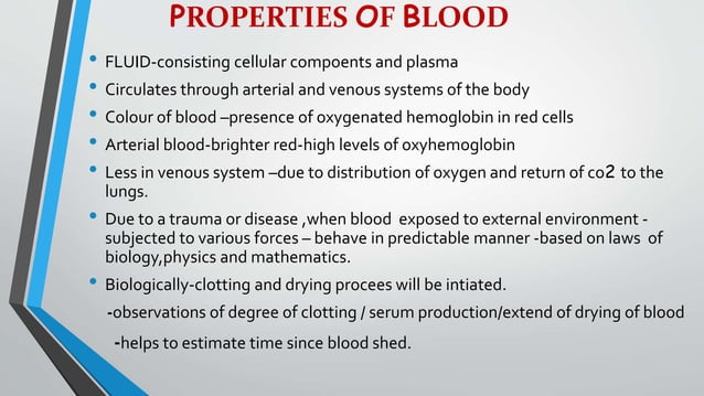 Blood spatter interpretation-FORENSIC SEROLOGY | PPTX | Physics | Science