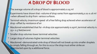Blood spatter interpretation-FORENSIC SEROLOGY | PPTX
