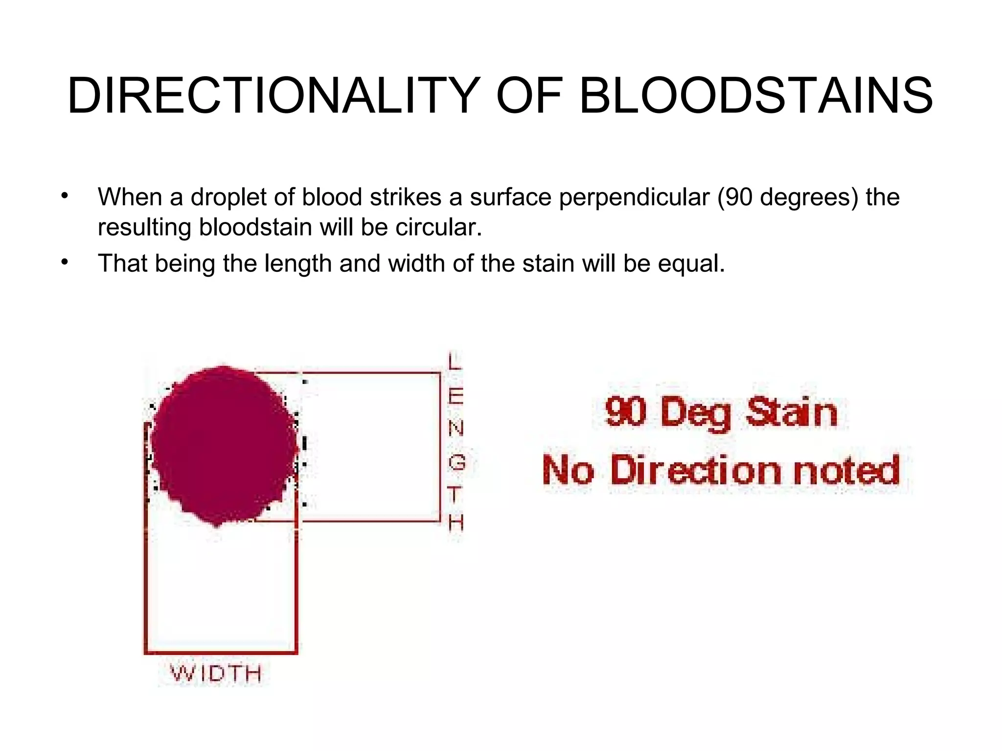 Blood Spatters Analysis | PPT