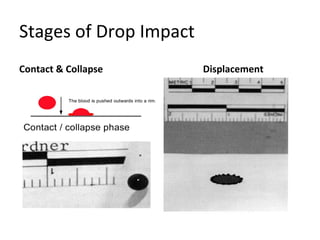 Blood Spatters Analysis | PPT
