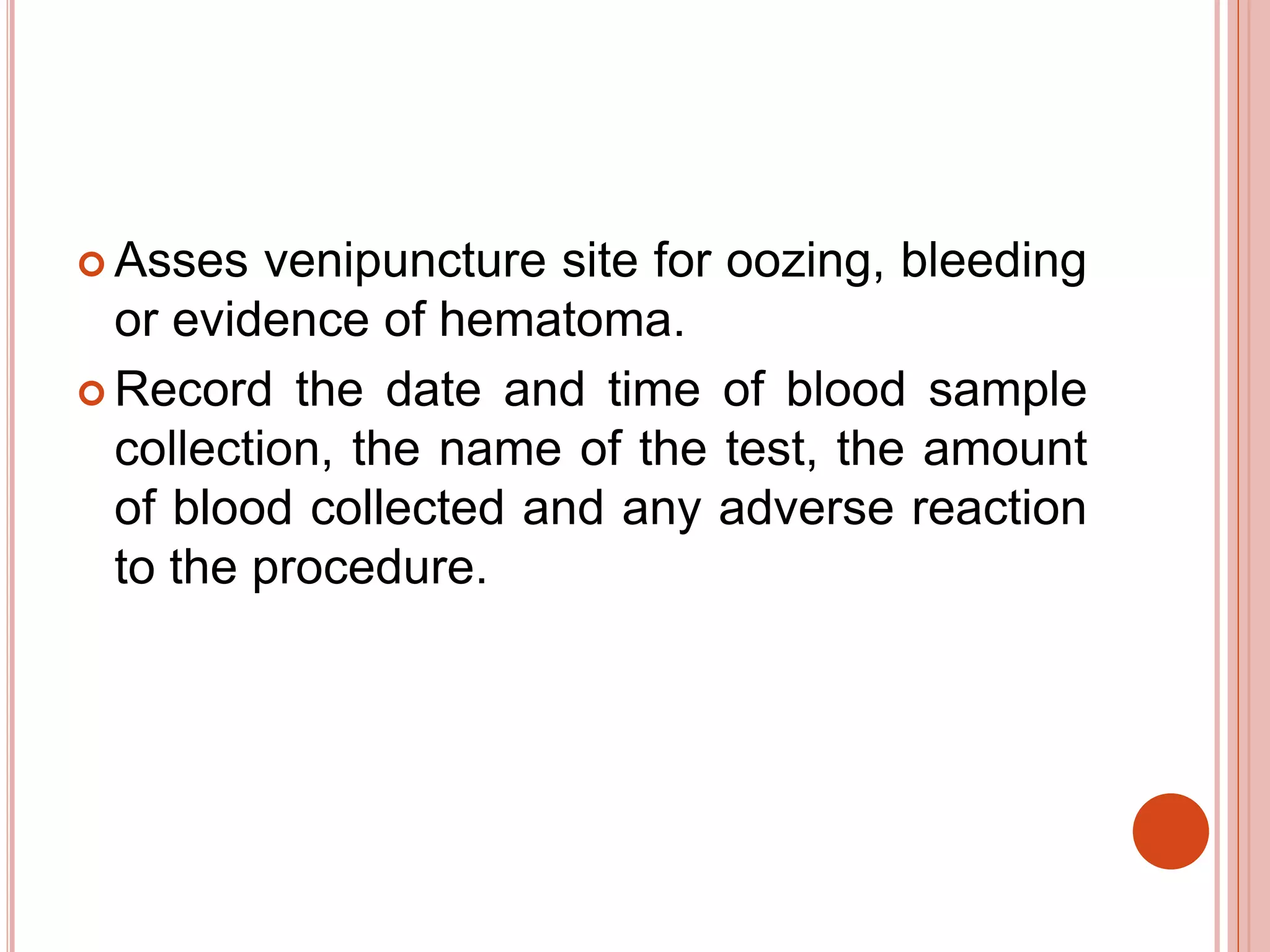 Blood specimen collection | PPTX