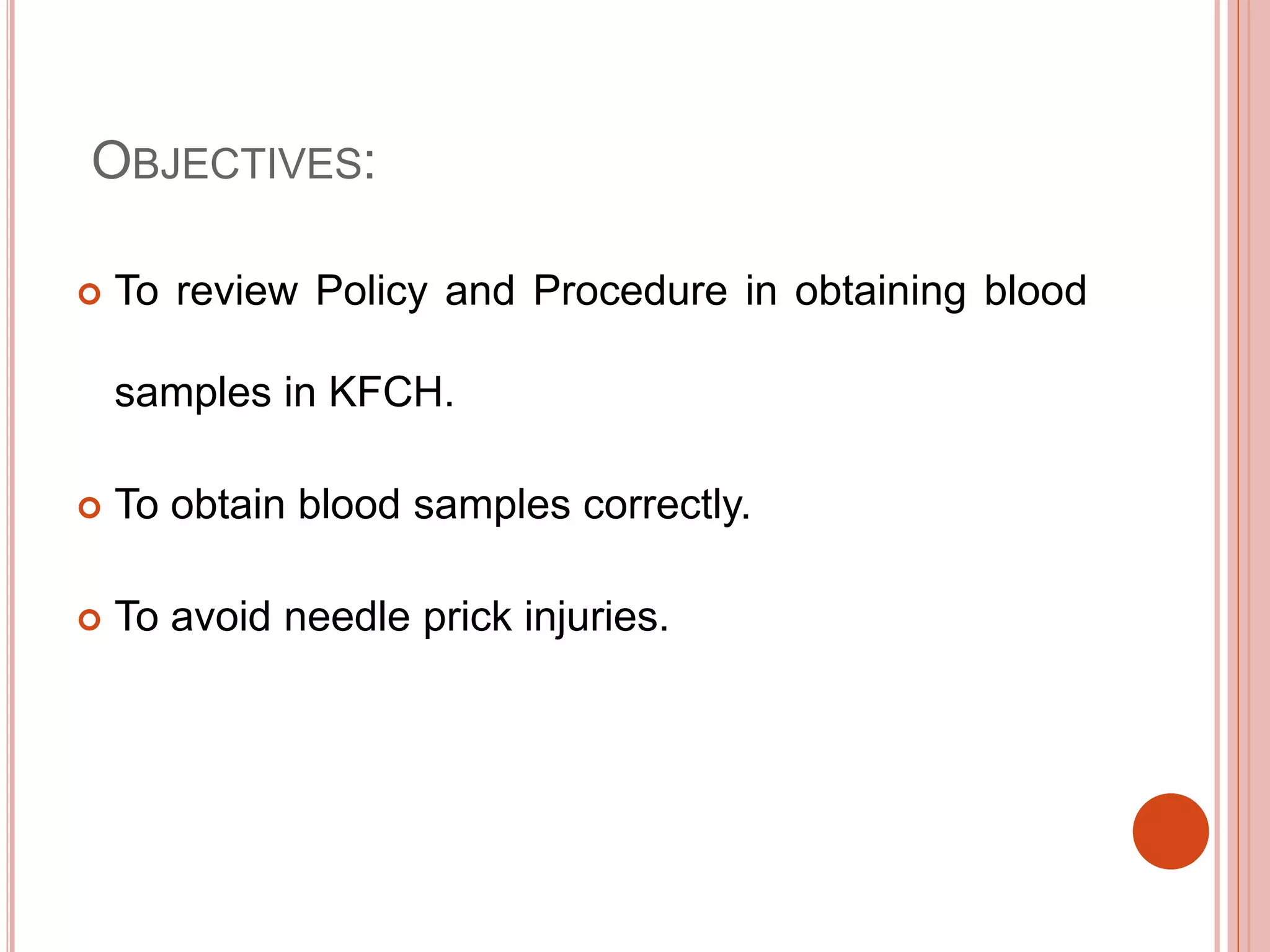 Blood specimen collection | PPTX