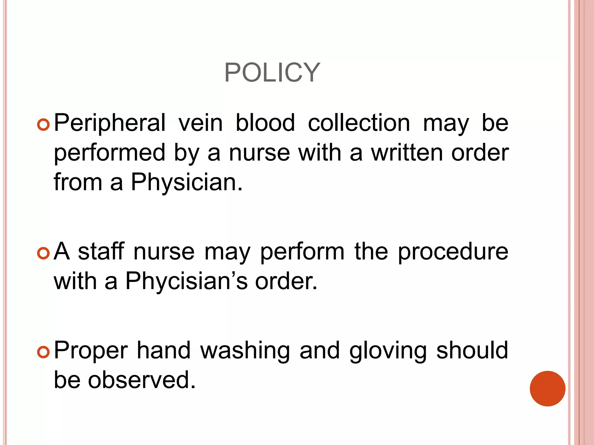Blood specimen collection | PPTX