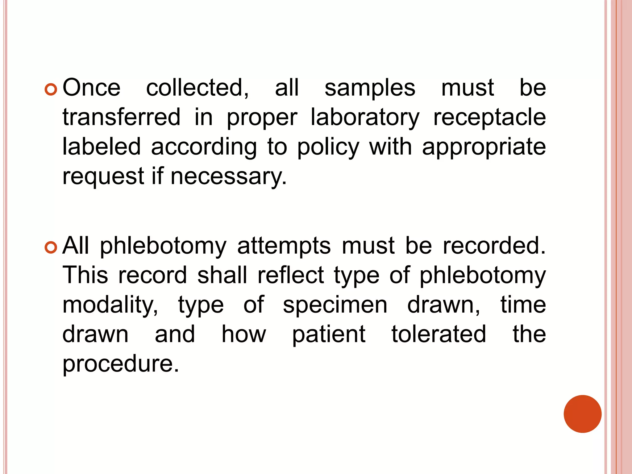 Blood specimen collection | PPTX